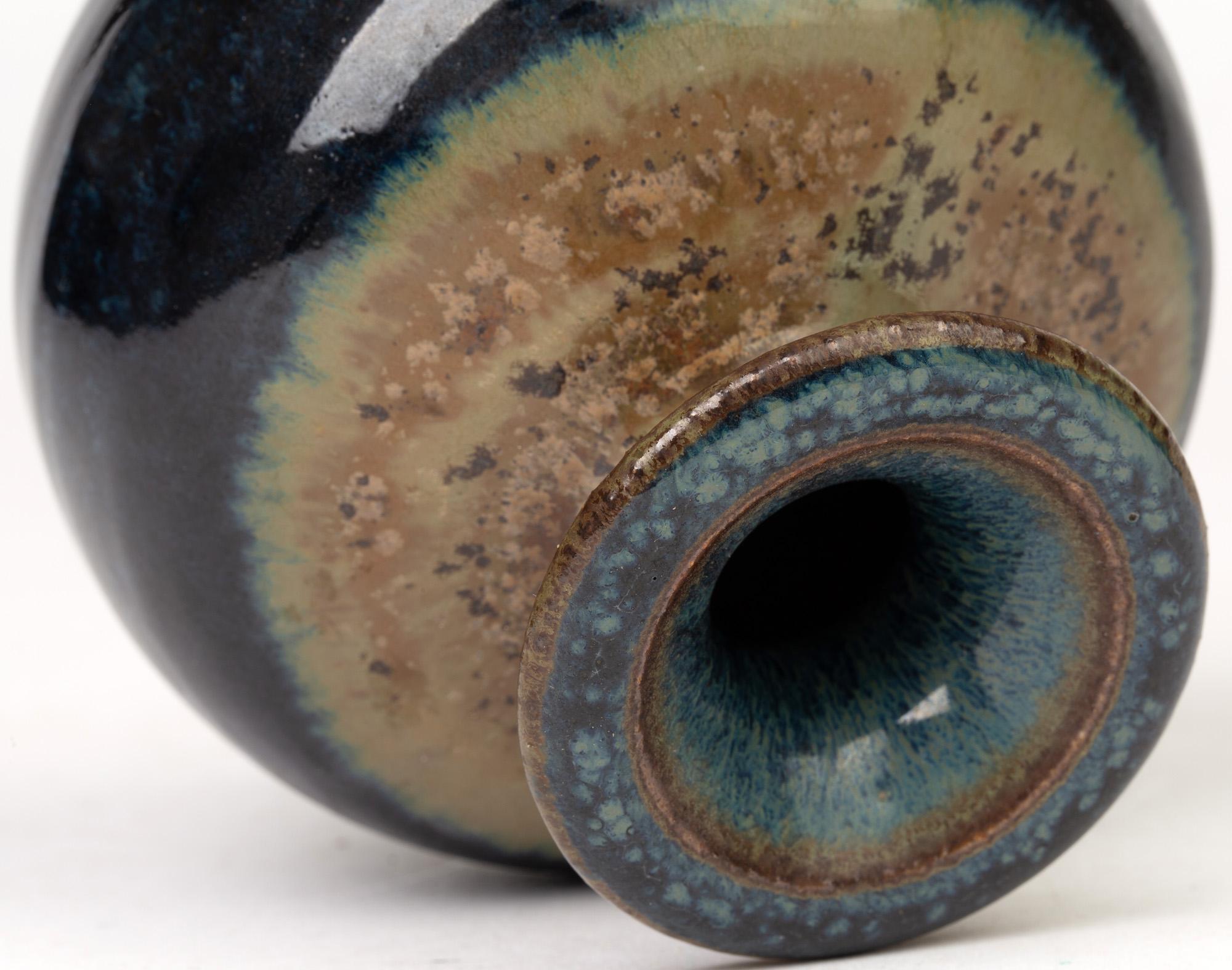 Louis Mulcahy Irish Studio Pottery Brushed Oxide Vase at 1stDibs ...