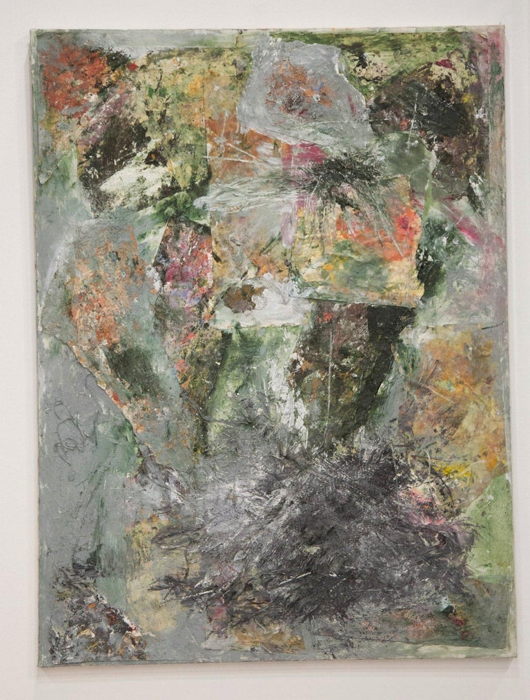 Louis Papp, Abstract Mixed-Media Artwork, 1981 at 1stDibs
