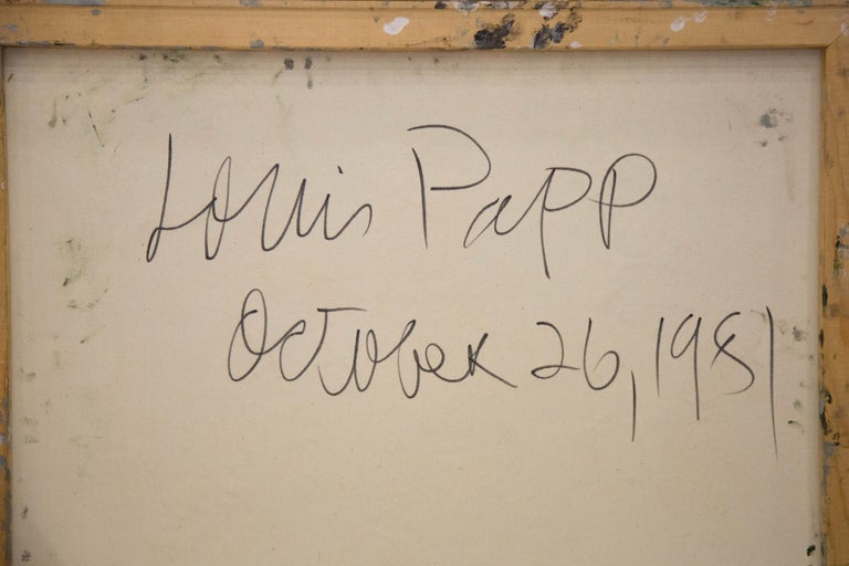 Louis Papp, Abstract Mixed-Media Artwork, 1981 at 1stDibs