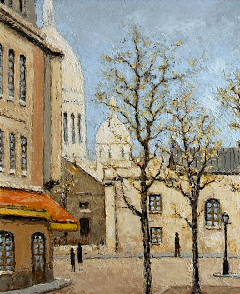 Louis Peyrat - Place du Tertre:: Montmartre:: Paris sur 1stDibs