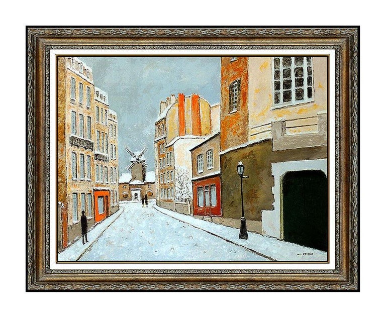 Louis Peyrat - Louis Peyrat Large Original Painting Oil On Canvas ...