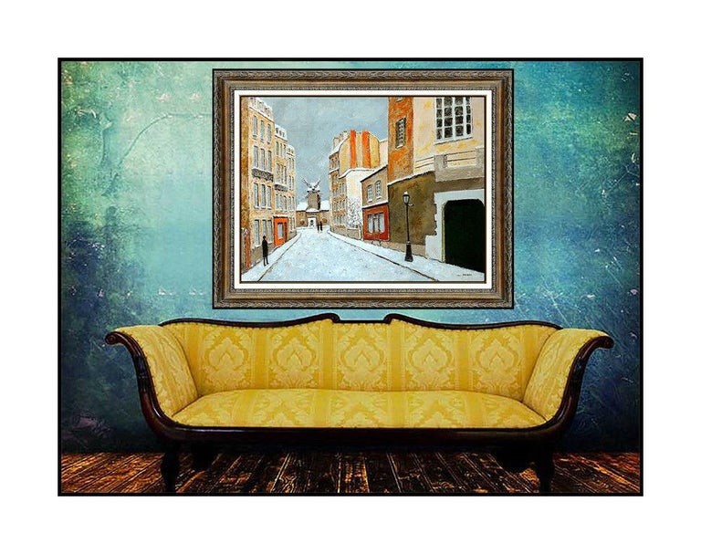 Louis Peyrat - Louis Peyrat Large Original Painting Oil On Canvas ...