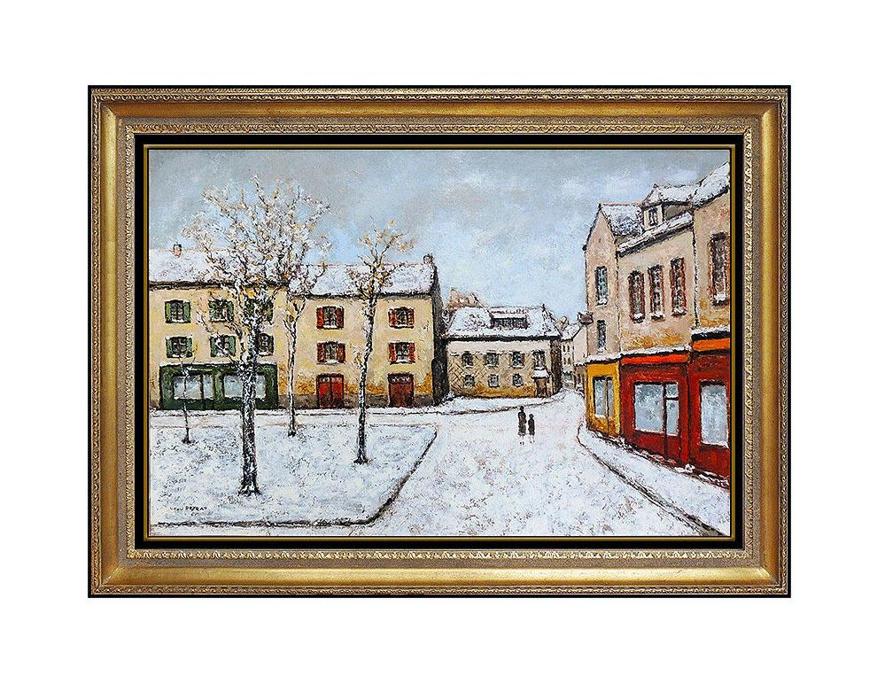 Louis Peyrat - Louis Peyrat Original Painting Oil On Canvas Large ...