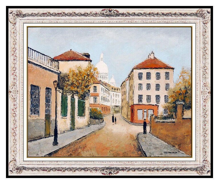Louis Peyrat - Louis Peyrat Painting Original Oil On Canvas Paris ...
