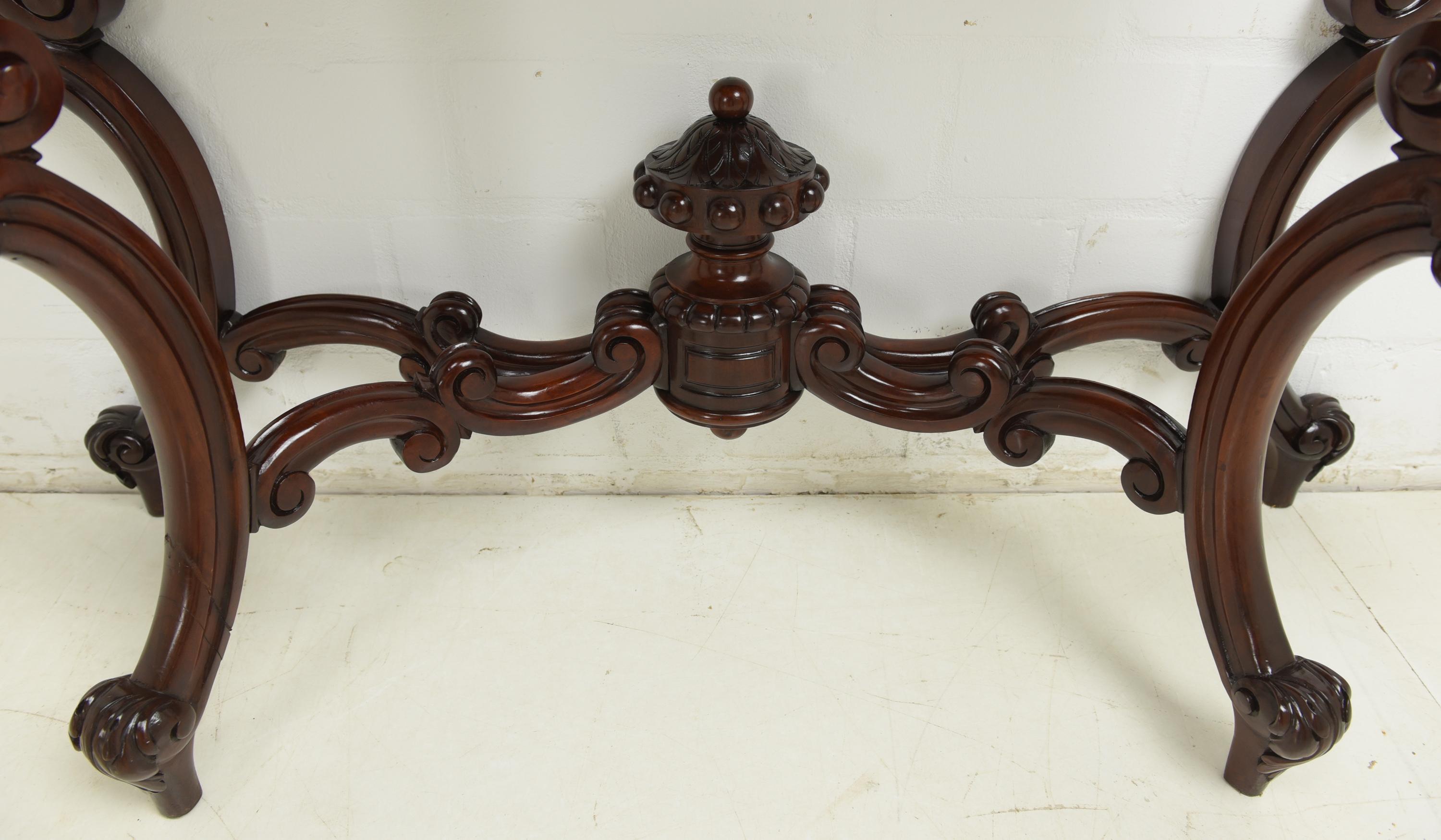 Louis Philippe Console Table / Wall Table in Solid Mahogany, circa 1870 ...