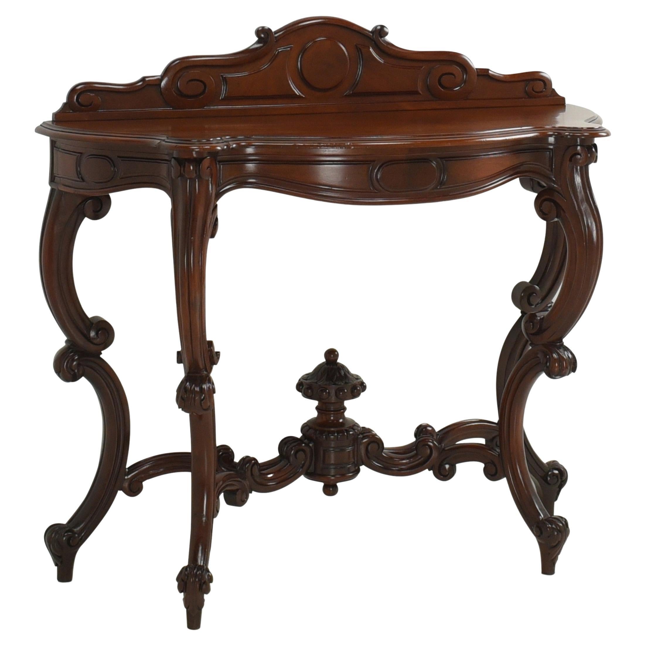 Iron and mahogany convertable sideboard/table Vista Furniture Co. at ...