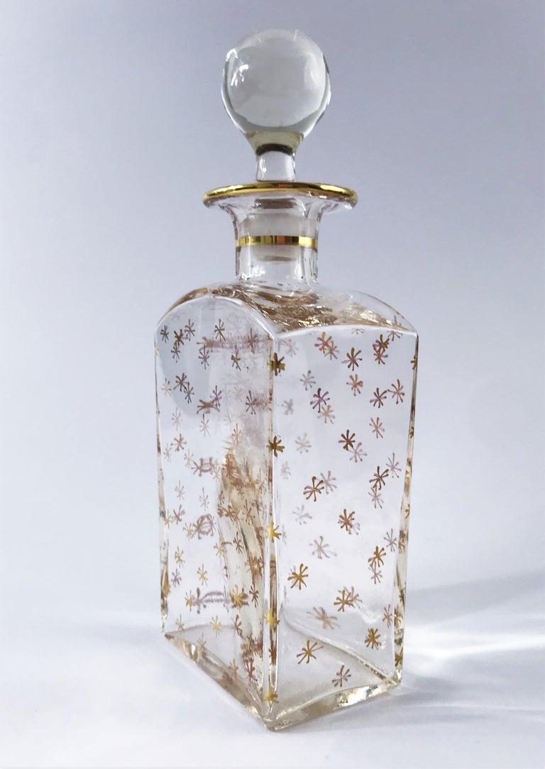 Louis-Philippe Perfume Bottle with Decorations of Stars, 19th Century ...