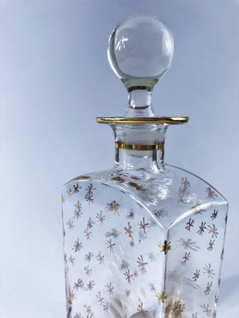 Louis-Philippe Perfume Bottle with Decorations of Stars, 19th Century ...