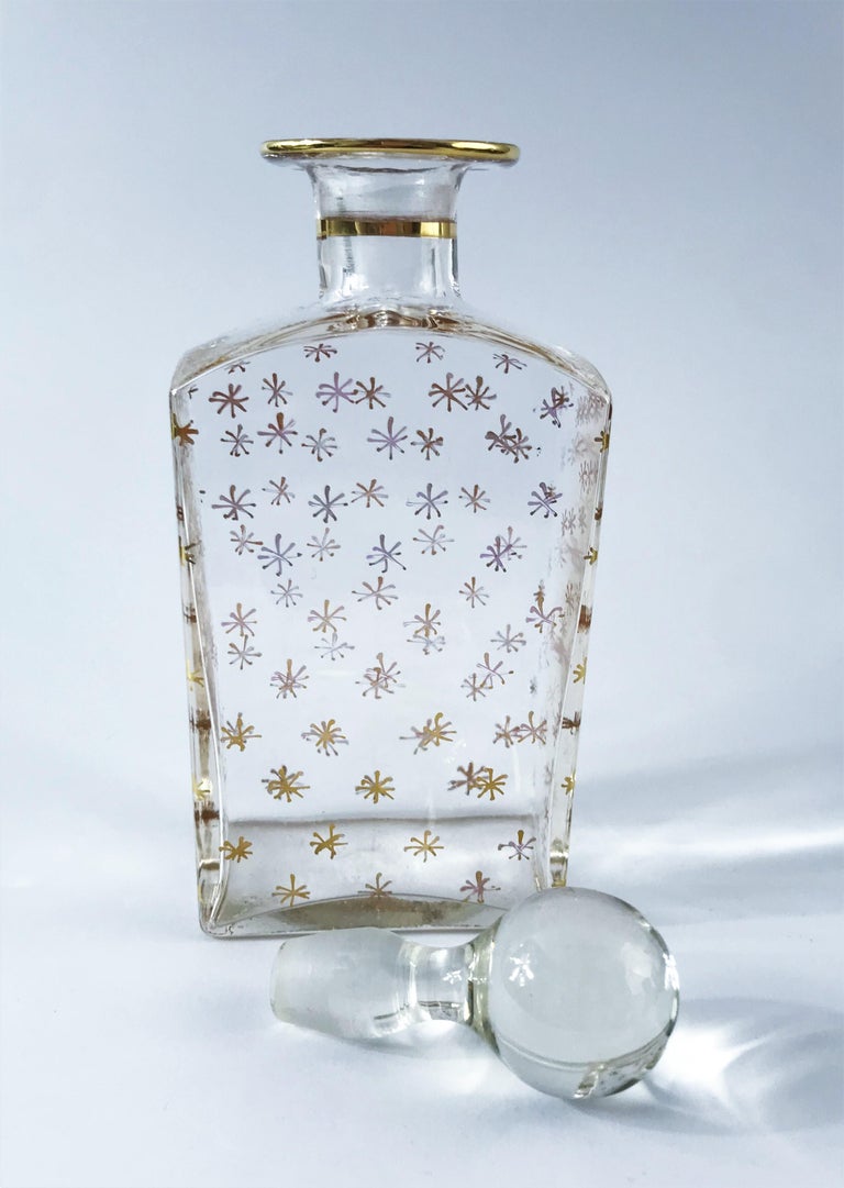 Louis-Philippe Perfume Bottle with Decorations of Stars, 19th Century ...
