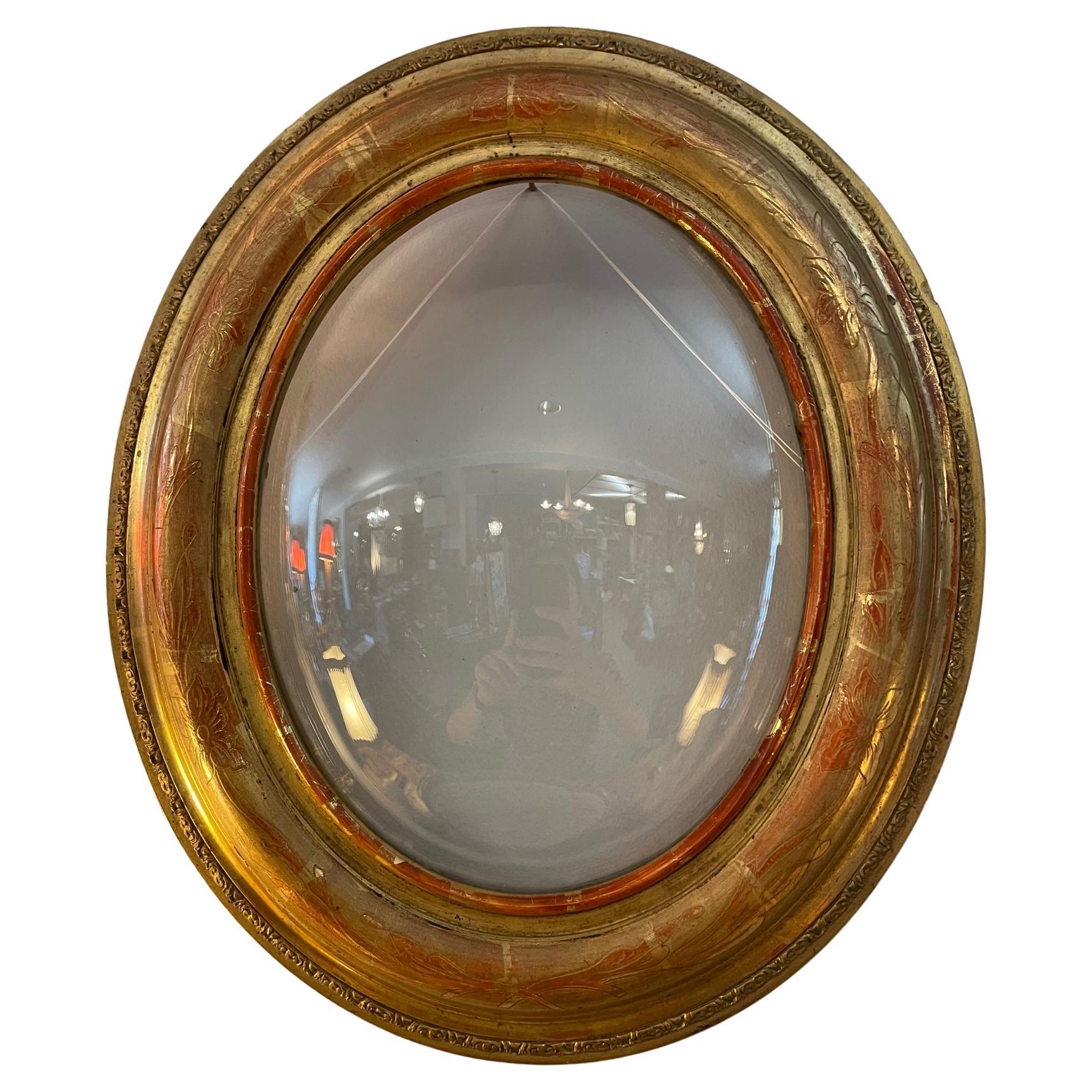 French Oak and Golden Moulding Picture Frame, 1900s For Sale at 1stDibs