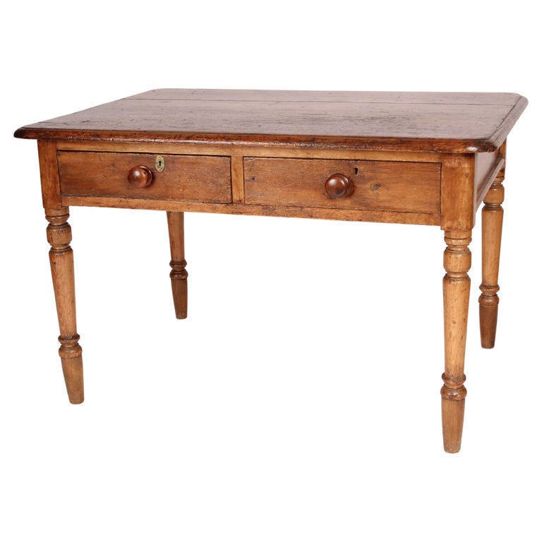 Louis Philippe Pine Writing table For Sale at 1stDibs