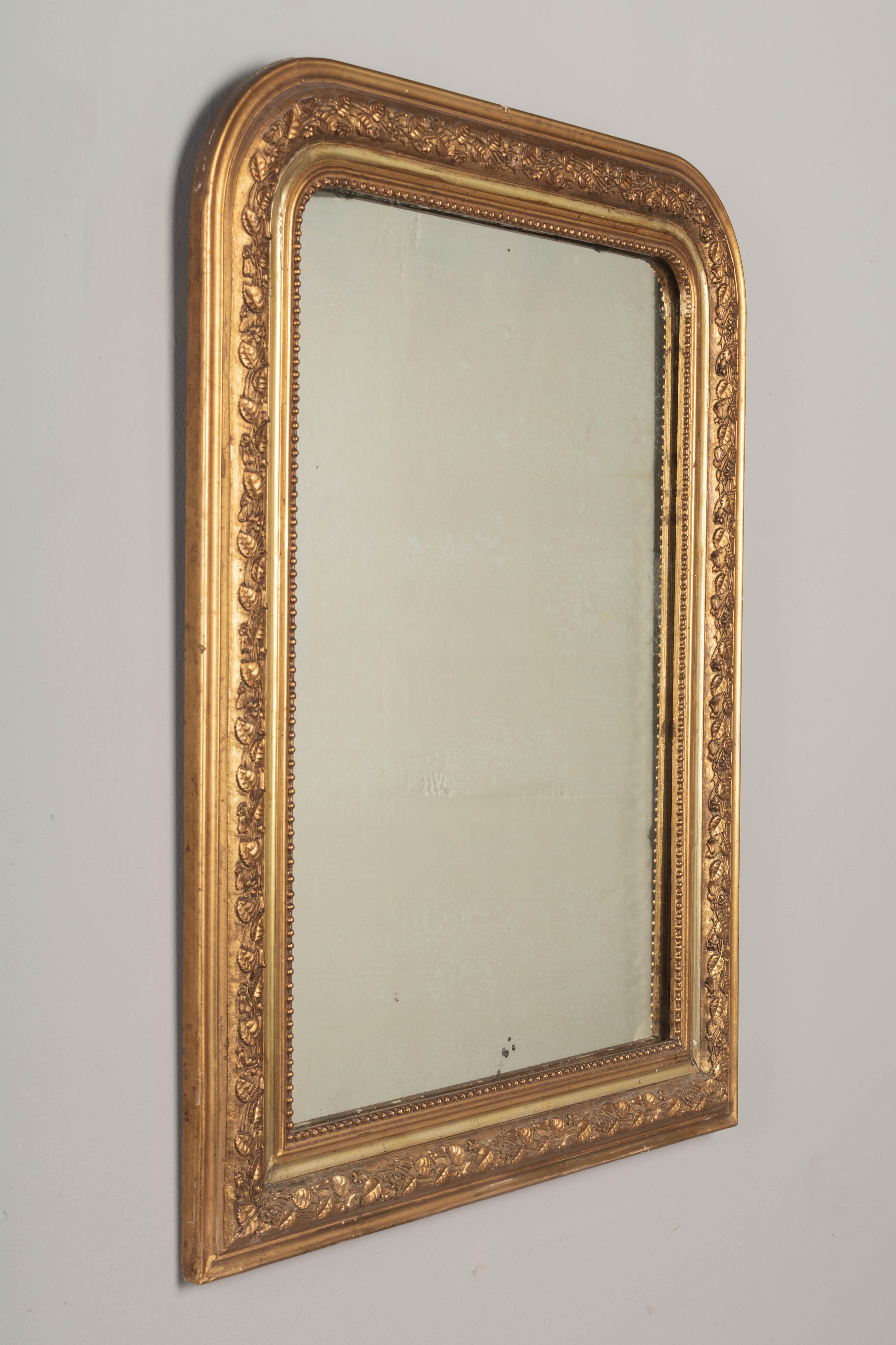 Louis Philippe Style Gilded Mirror at 1stDibs