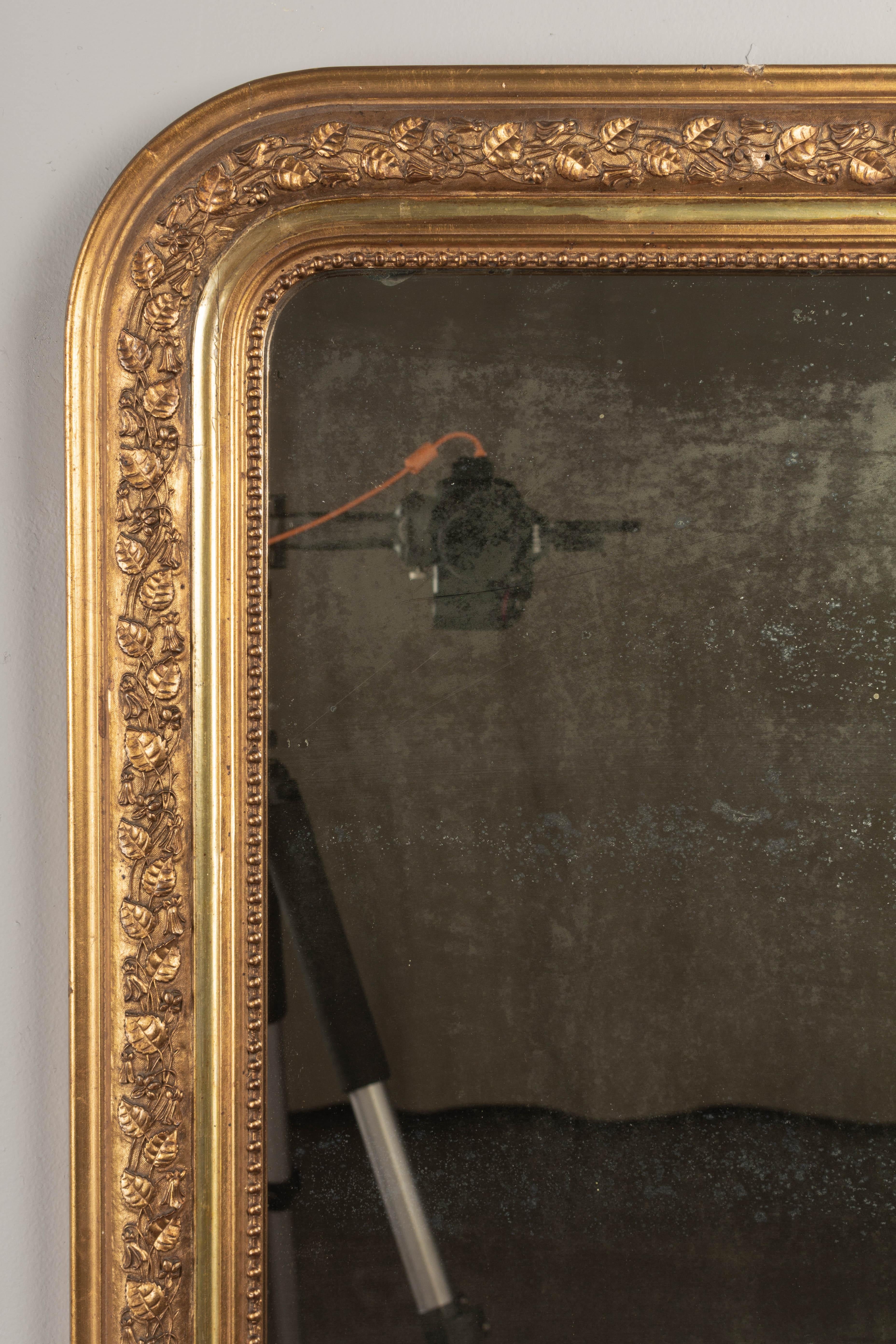 Louis Philippe Style Gilded Mirror at 1stDibs