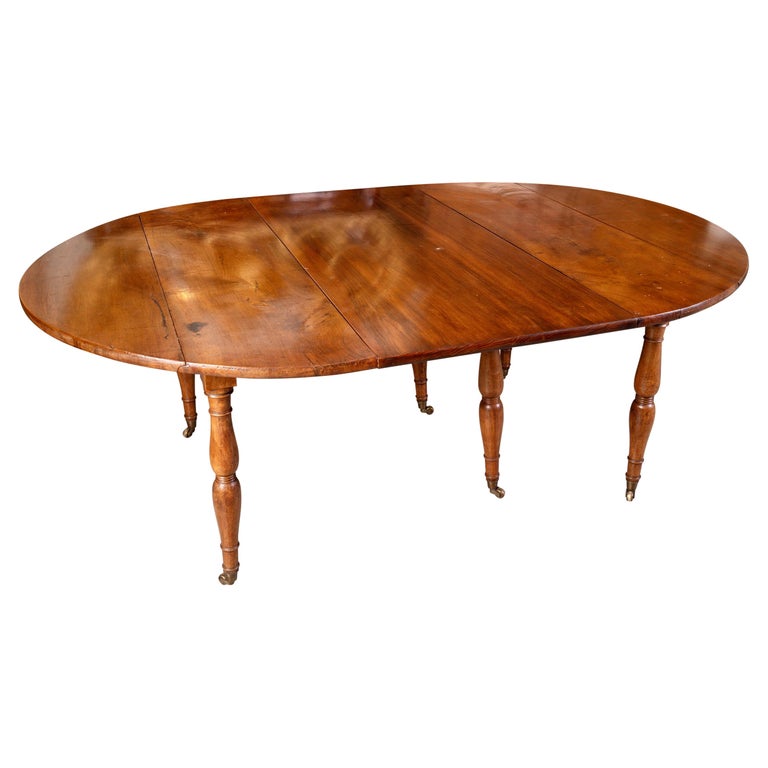 Louis Philippe, Walnut Extension Table at 1stDibs