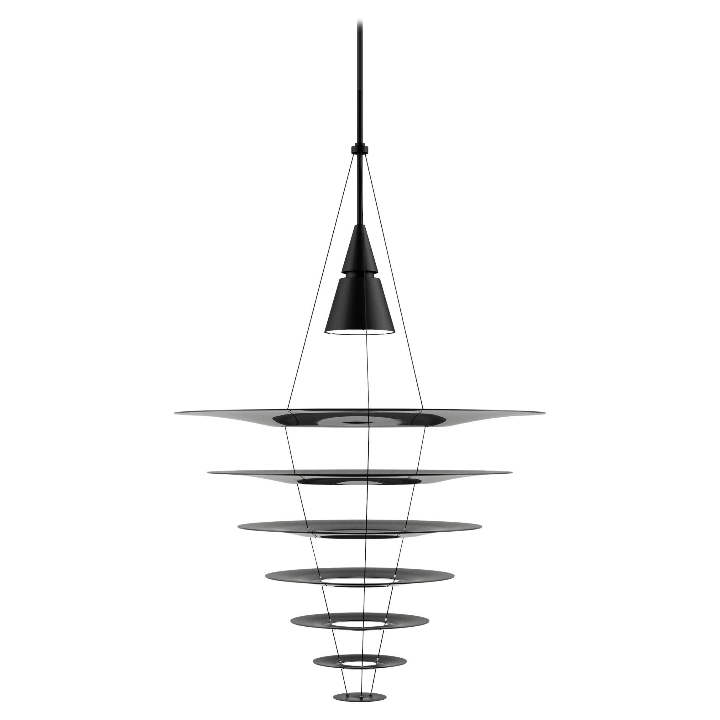 Louis Poulsen Small Enigma Pendant Lamp in Black by Shoichi Uchiyama ...