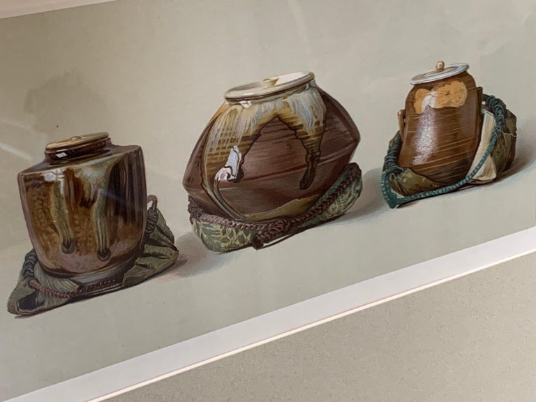 Louis Prang Set of Two Framed Color Lithographs, Oriental Ceramic Art ...