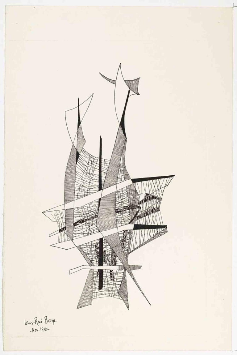 Louis-René Berge - Sans Titre - Etching and Aquatint by Louis-René ...