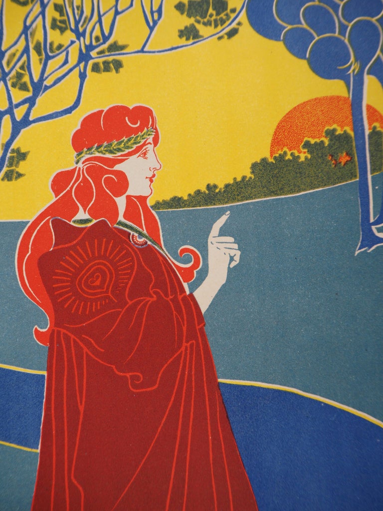 Louis Rhead - The Sun - Original Lithograph (Les Maîtres de l'Affiche ...