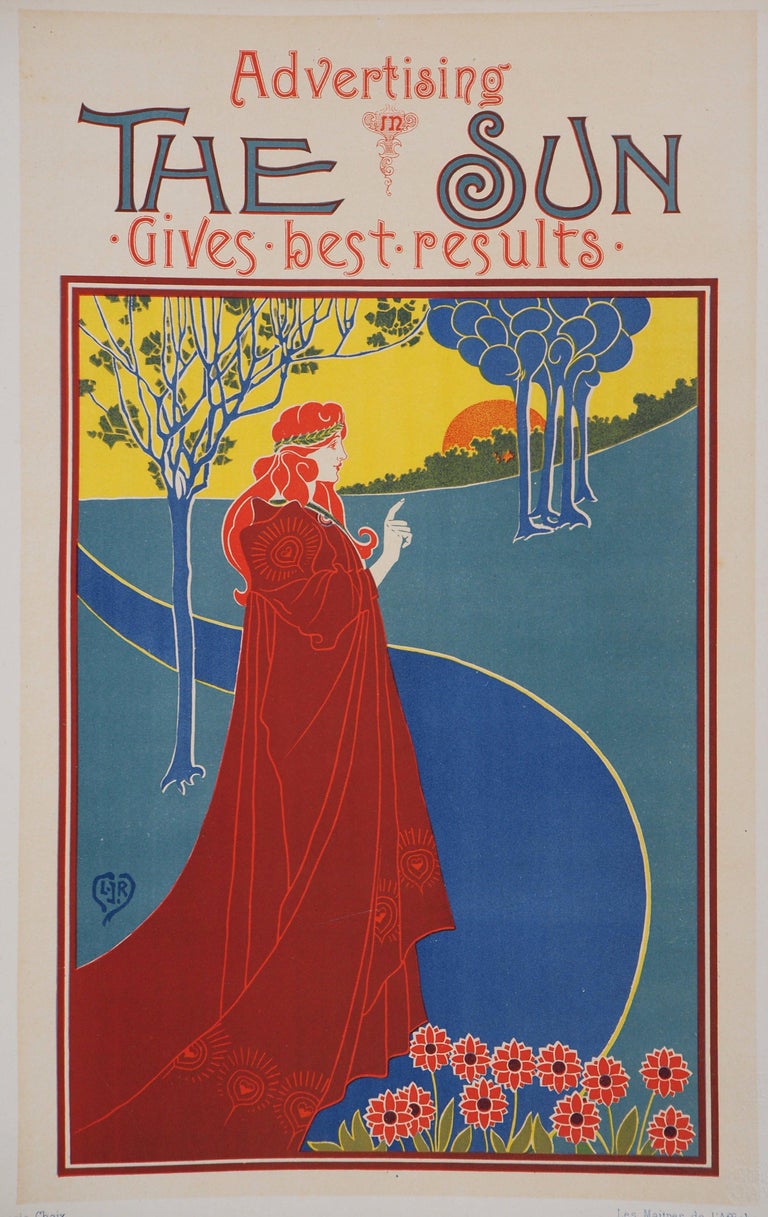 Louis Rhead - The Sun - Original Lithograph (Les Maîtres de l''Affiche ...