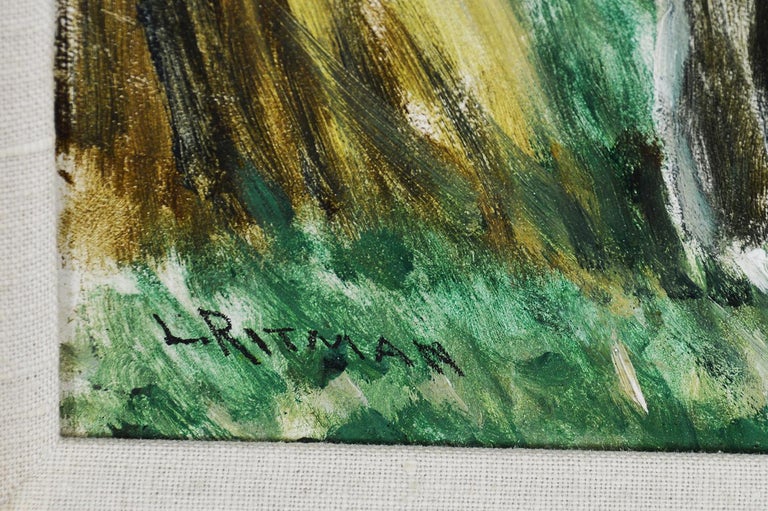 Louis Ritman - The Artist at Work, Giverny For Sale at 1stDibs