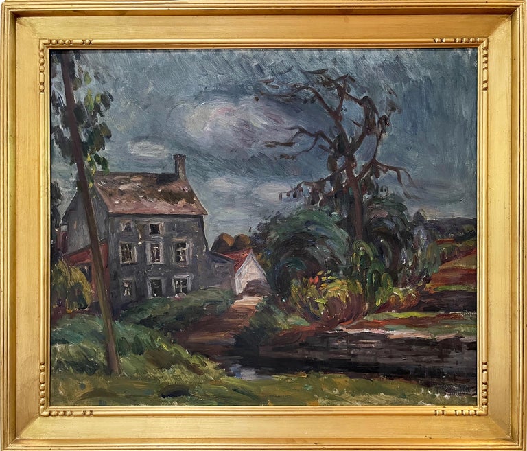 Louis Ritman - The Grey House For Sale at 1stDibs