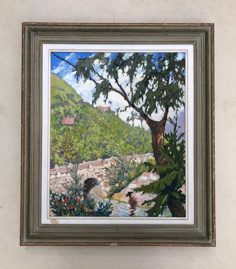 Louis ROLLET - Louis Rollet, Animated Landscape In Vietnam, Oil On ...