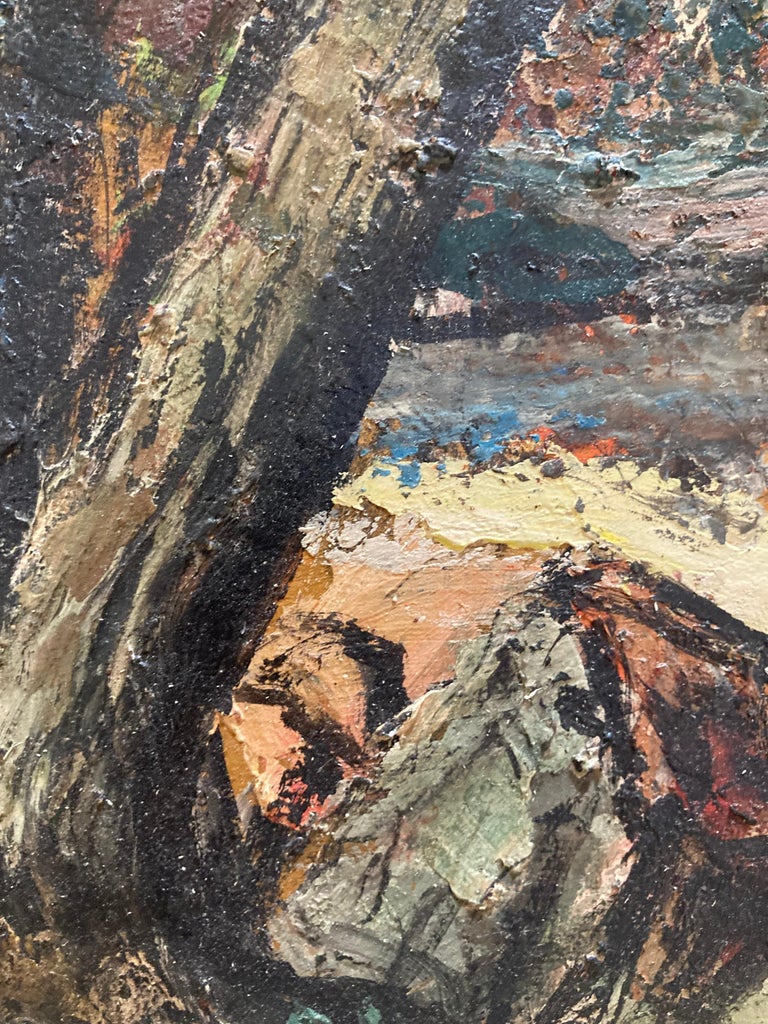 Louis Siegriest - ''Cypress Trees,'' by Louis Siegriest, Oil on Board ...