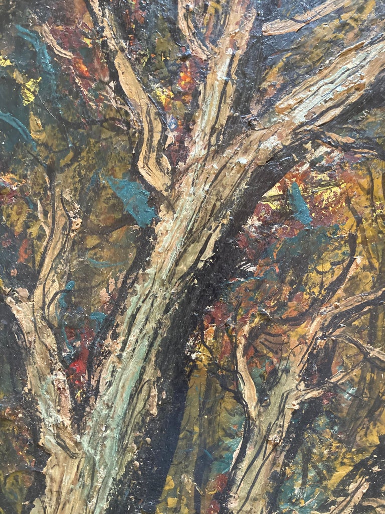 Louis Siegriest - ''Cypress Trees,'' by Louis Siegriest, Oil on Board ...