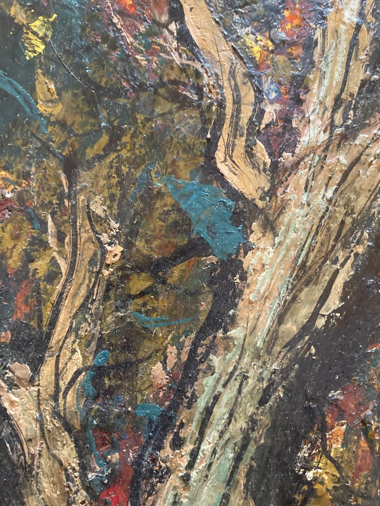 Louis Siegriest - ''Cypress Trees,'' by Louis Siegriest, Oil on Board ...