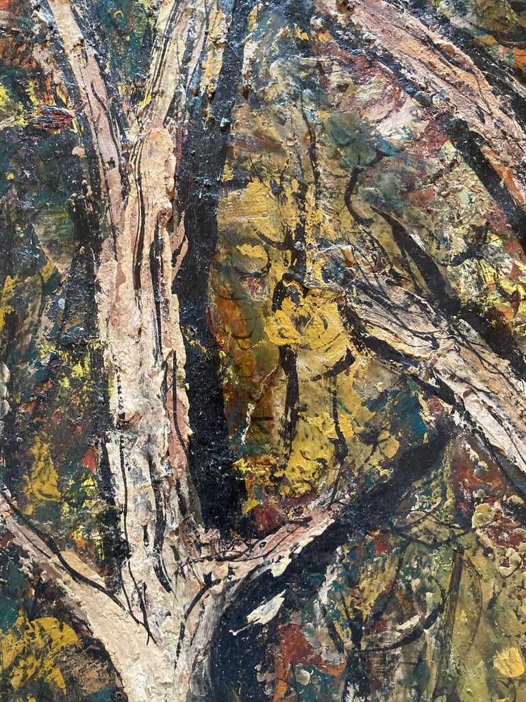 Louis Siegriest - ''Cypress Trees,'' by Louis Siegriest, Oil on Board ...