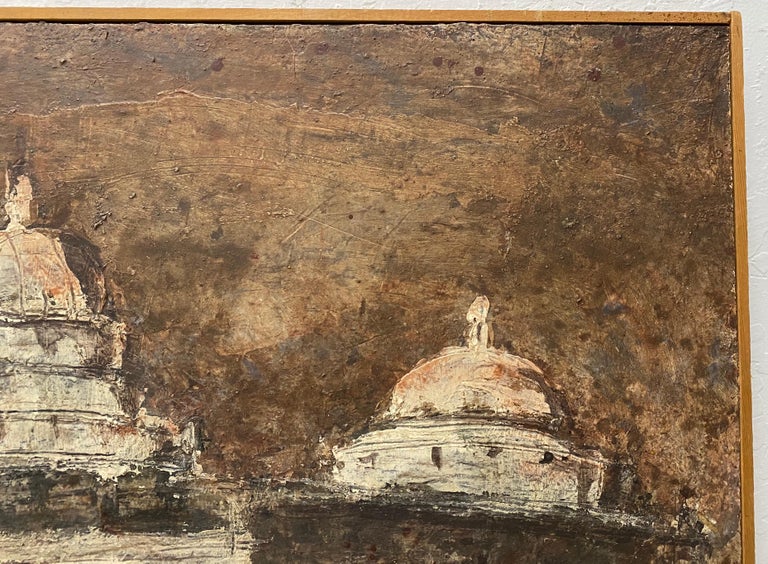 Louis Siegriest - Louie Bassi Siegriest "Church in Mexico" Original Oil ...