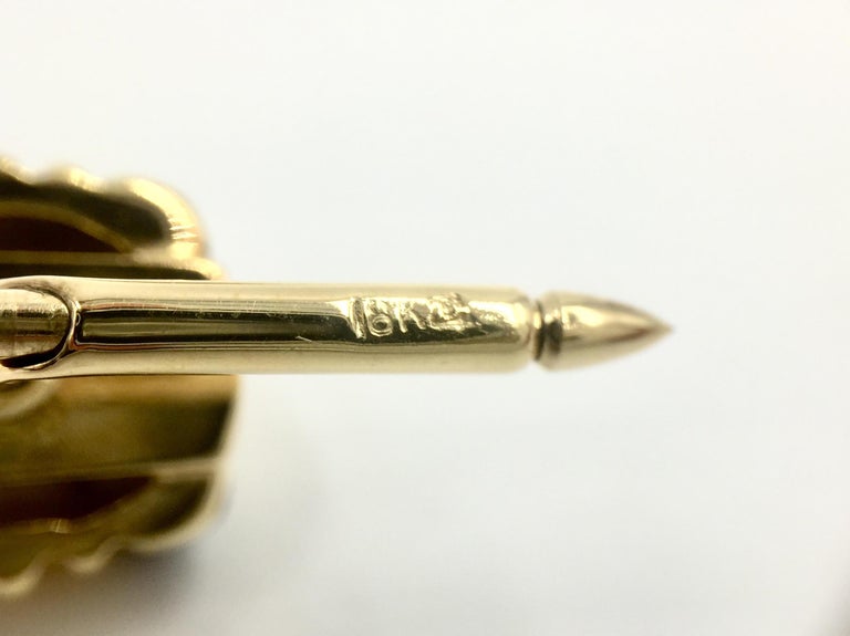 Louis Tamis and Sons 18 Karat Gold and Onyx Shirt Studs Set of 4 at ...