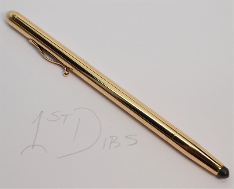 Louis Tamis and Sons Gold Stockbroker's Mechanical Pencil For Sale at ...
