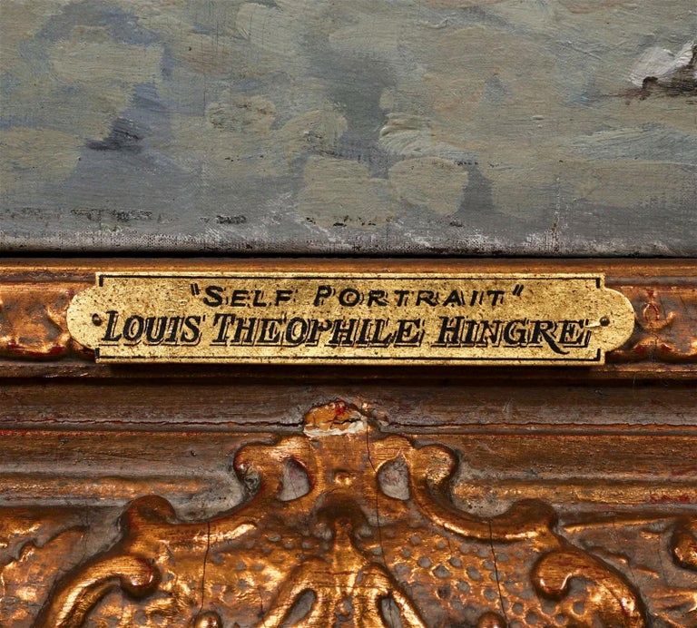 Louis Theophile Hingre (French, 1832-1911) Self Portrait For Sale at ...