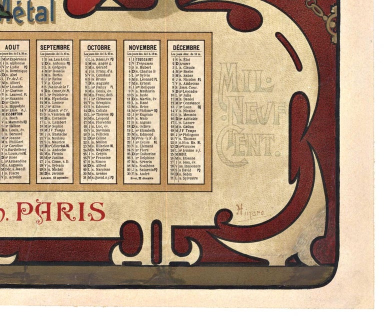 Louis-Theophile Hingre - Original "Breger and Javal" 1899 gold embossed ...