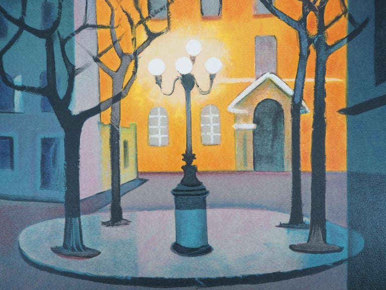 Louis Toffoli - Paris, Furstenberg Square - Original lithograph ...