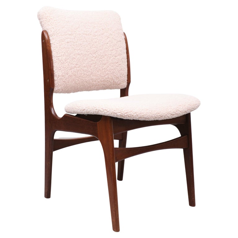 Louis Van Teeffelen 4 Teak Dining Chairs, 1960s For Sale at 1stDibs