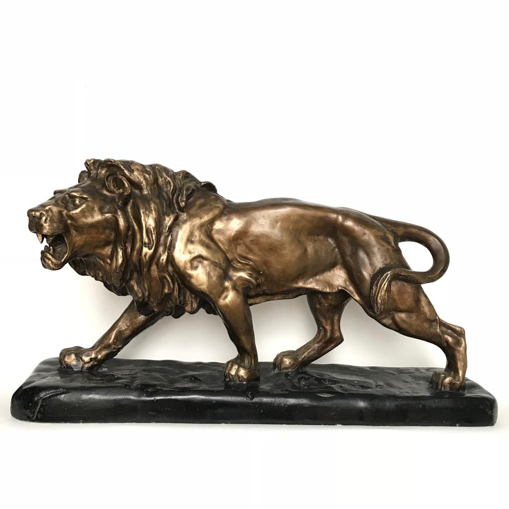 Louis Vidal Figure of Walking Lion, French Animalier, 1870s, France at ...