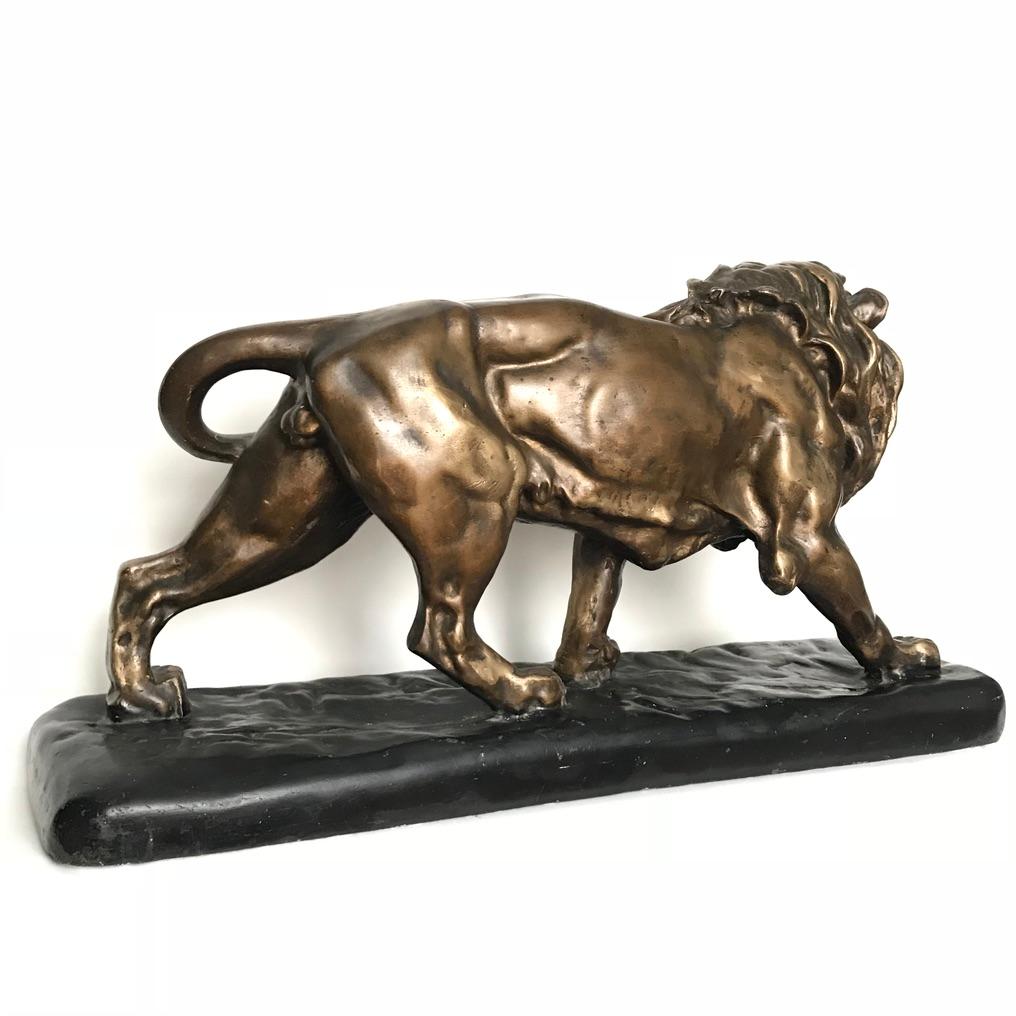 Louis Vidal Figure of Walking Lion, French Animalier, 1870s, France at ...