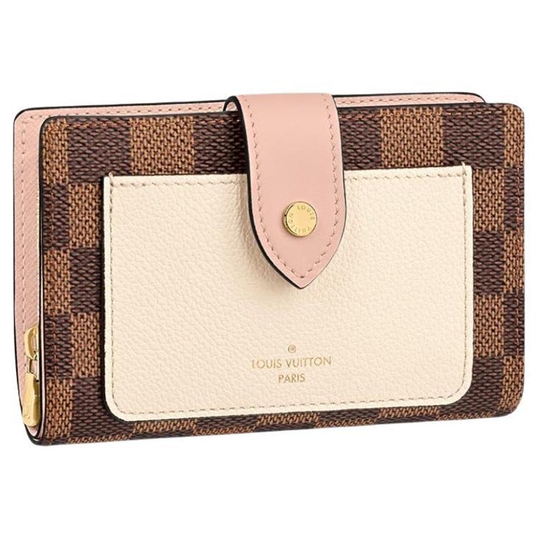 Louis Vuitto Juliet Wallet Materials Ebony Damier Canvas For Sale at ...