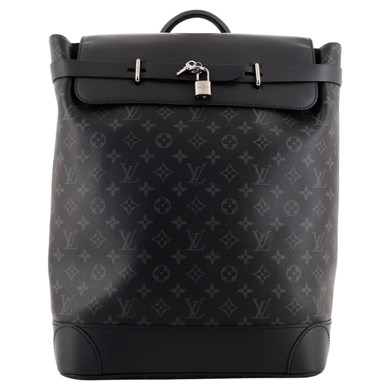 Louis Vuitto Steamer Backpack Monogram Eclipse Canvas For Sale at 1stDibs