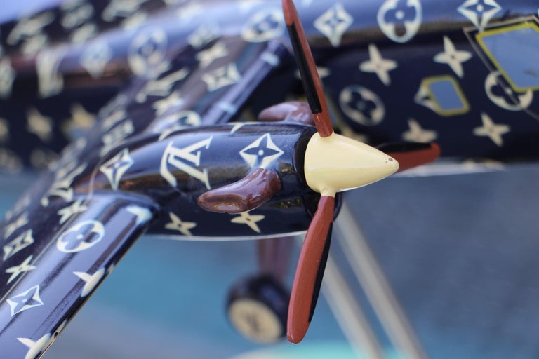 Louis Vuitton 1980 Shop Window Display Airplane Model at 1stDibs ...