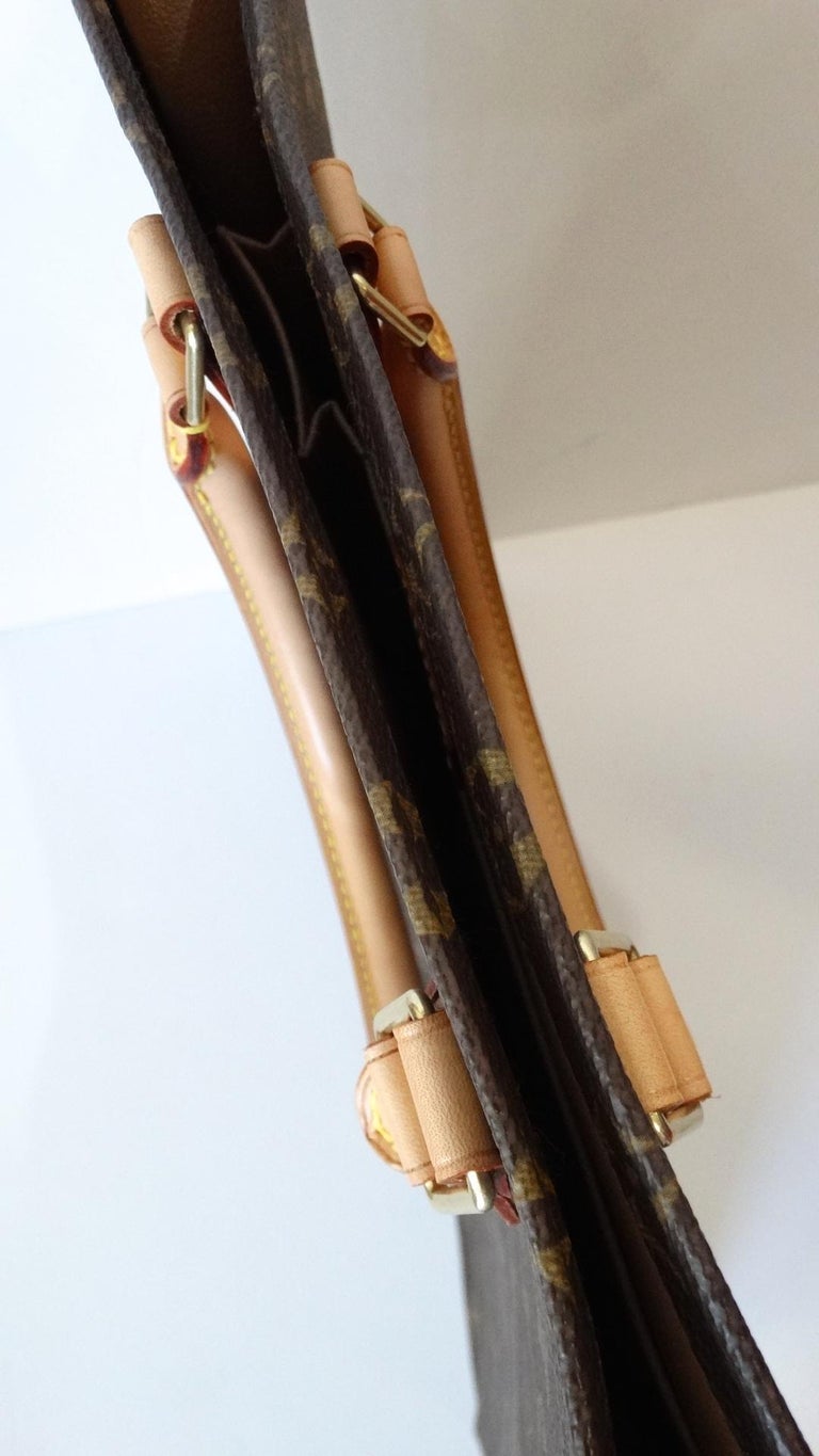Louis Vuitton 2007 Monogram Sac Plat at 1stDibs | wooden purse handles ...