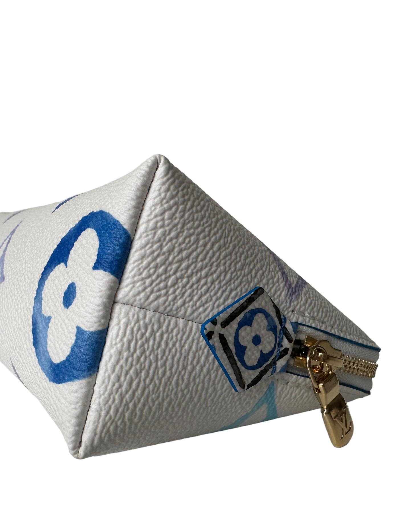 Louis Vuitton 2023 Blue Giant Monogram By the Pool Cosmetic Pouch Bag ...