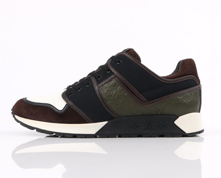 LOUIS VUITTON A/W 2012 "Upside Down" LV Monogram Patchwork Low Top ...