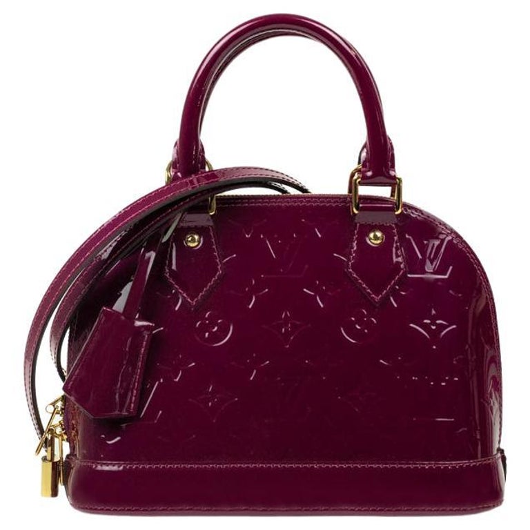 LOUIS VUITTON, Alma BB in burgundy patent leather at 1stDibs