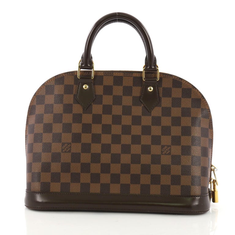 Louis Vuitton Alma Handbag Damier PM At 1stdibs louis-vuitton-alma-handbag-damier-pm-at-1stdibs