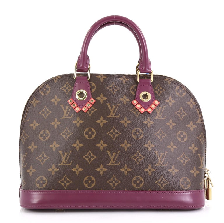 Louis Vuitton Alma Handbag Limited Edition Totem Monogram Canvas PM at ...