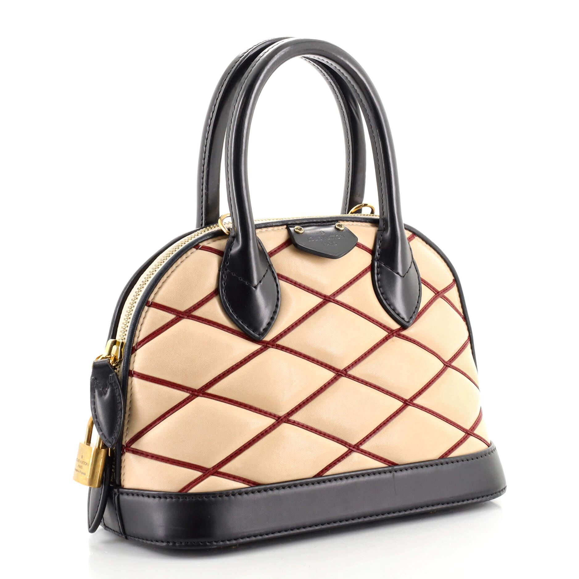 Louis Vuitton Alma Handbag Malletage Leather BB at 1stDibs | lv alma bb ...