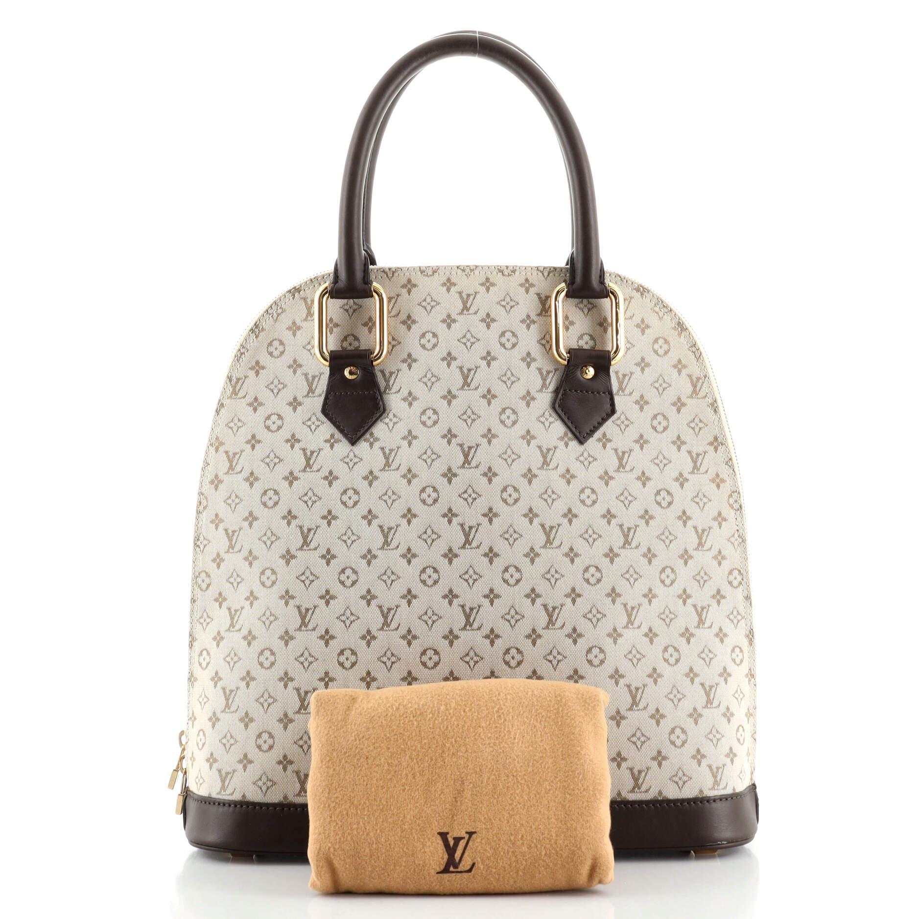 Louis Vuitton Alma Handbag Mini Lin Haut at 1stDibs